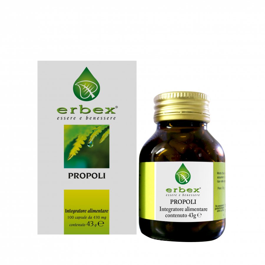 ERBEX PROPOLIS 100CPS 430MG – DermaDea