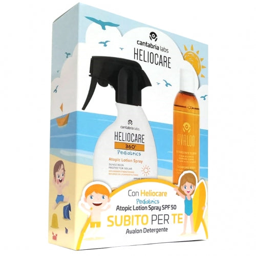 Heliocare Pediatrics+Avalon Detergente 250+250ml – DermaDea